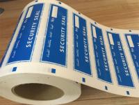 China Custom Printing Void Open Security Label Tamper Evident Packing Label With Barcode for sale