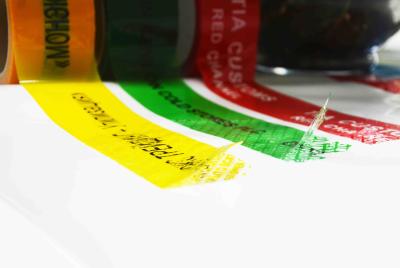 China VOID OPEN Tamper Proof Seal Tape Anti Fake Security Packing Sealing Tape for sale