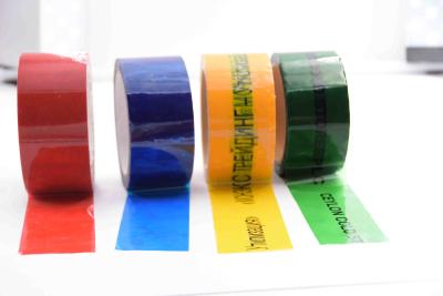 China Partial Total Transfer Security Tape Tamper Evident Tape for Bag Sealing Tape for sale