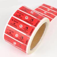 China Water Meter Magnetic Tamper Proof Label Security Labels Sticker With Anti - Magnet Impact for sale