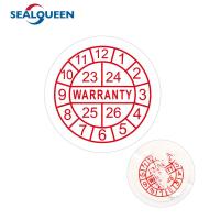 China Round Anti Tamper Tags In Rolls Anti - Tamper Estructive Materials for sale