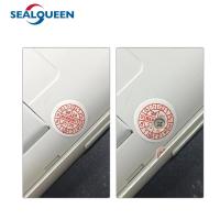 China Round Anti Tamper Tags In Rolls Anti - Tamper Estructive Materials for sale
