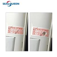 China Round Anti Tamper Tags In Rolls Anti - Tamper Estructive Materials for sale