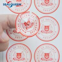 China Round Anti Tamper Tags In Rolls Anti - Tamper Estructive Materials for sale