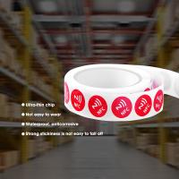 China Custom PET Waterproof 13.56MHz NFC 213/215/216 Chip Label Coated Paper Sticker Round/Square NFC Sticker for sale