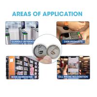 China Custom PET Waterproof 13.56MHz NFC 213/215/216 Chip Label Coated Paper Sticker Round/Square NFC Sticker for sale