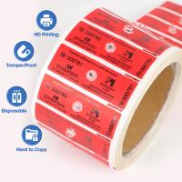 China Permanent Tamper Detection Labels Magnetic Impact Shows Irreversible Change for sale
