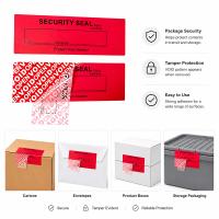 China Custom Security Labels with Tamper-Proof Void Design for Packaging for sale