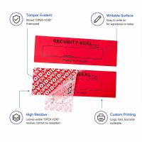 China Custom Security Labels with Tamper-Proof Void Design for Packaging for sale
