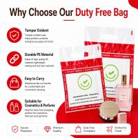 China Tamper Evident Duty Free Security Bags for Airport & Retail Use for sale