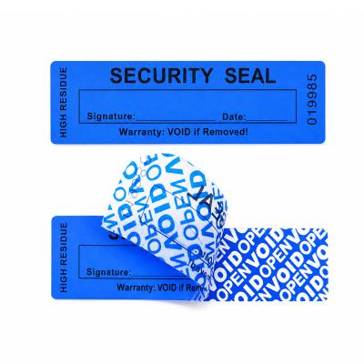 China Wholesale Custom Void Labels for Enhanced Product Safety and Security for sale