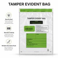 China Tamper Evident Security Bags Plastic Courier Bags With Customized Size And Color Suitable For Bank Deposit And Secure Logistics for sale