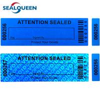 China Tamper Evident Security Labels VOID Tamper Proof Sticker Custom Adhesive Seal Labels for Box Packaging for sale