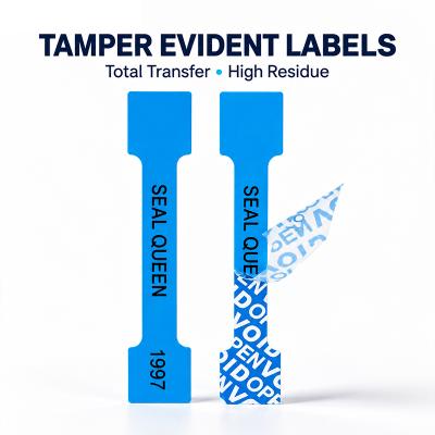 China Tamper Proof VOID Security Sticker Label for Electronics Cosmetics Packaging Retail Logistics Sealing for sale
