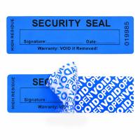 China Custom Printed Tamper Evident Label Security Seal Sticker in Custom Size Shape Color Roll or Sheet Form for sale