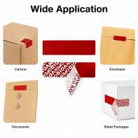 China Custom Printed Tamper Evident Label Security Seal Sticker in Custom Size Shape Color Roll or Sheet Form for sale