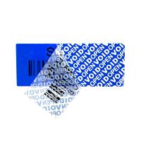 China Custom Tamper Evident VOID Labels for Secure Packaging Security Labels That Reveal OPEN VOID When Removed for sale