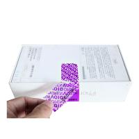 China Security Seal Sticker for Carton Bottle Envelope Cosmetic Express Packaging Custom Printed Void Label Box for sale