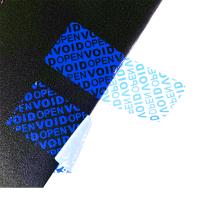 China Tamper Indicating Label Custom Size Color Logo Printing Self Adhesive Warranty Seal Sticker for Box Jar Lid for sale
