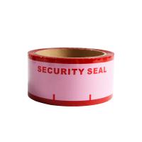 China One - Time Tamper Proof Security Labels Size Follwo Customer Requirements for sale