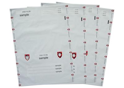 China Custom Printing LDPE Security Bag Tamper Evident Courier Packing Bags for sale