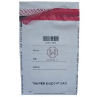 China Confidential Plastic Tamper Evident Security Bags Environment Friendly Material for sale