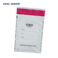 China SEALQUEEN Security Tamper Evident Deposit Bank Bag SGS Certificate for sale