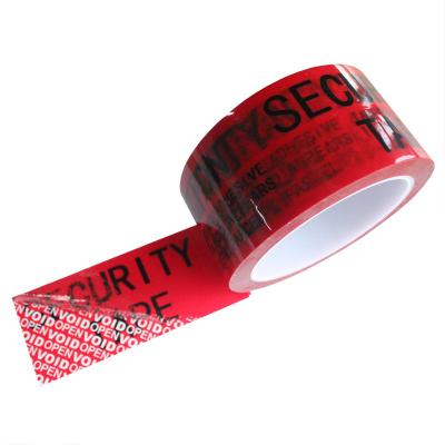 China Tamper Evident Tape Void Open Anti Theft Security Seal Tape For Packaging for sale