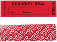 China Total Transfer Self Adhesive Pet Void Open Tamper Evident Label For Box for sale