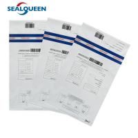 China Plastic Security Bag Transparent Tamper Evident Courier Deposit Packing Bag for sale