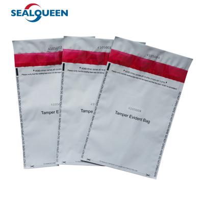 China Plastic Self Sealing Tamper Evidence Security Bag Tamper Proof Packaging Bag for sale