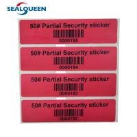 China Tamper Evident Label Sticker Custom Design Printed Tamper Proof Security Seal Label for sale