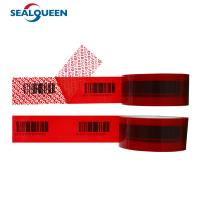 China Total Transfer Void Open Tamper Evident Sealing Tape Waterproof Security Tape For Carton for sale