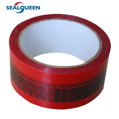 China Custom Design Tamper Evidence Seal Open Void Security Adhesive Tape for sale