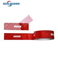 China Tamper Evident Security Void Tape Logo Printing Security Sealing Tape for sale