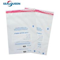 China Self Seal Tamper Resistant Deposit Bags Gravure Printing Surface For Mailing for sale