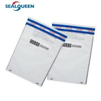 China Custom Cash Tamper Evident Bank Deposit Money Security Bags With Serial Number for sale