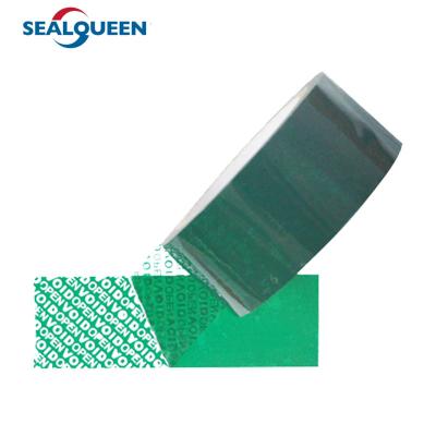 China 48mmX50m Strong Adhesive Carton Security Sealing Tape Warranty Tamper Evident for sale