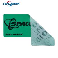 China Tamper Proof Security Seal Sticker High Residue Strong Adhesive Label for sale