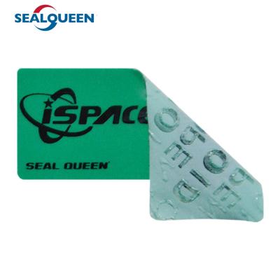 China Tamper Proof Security Seal Sticker High Residue Strong Adhesive Label for sale