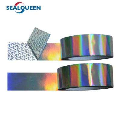 China Customized Tamper Proof Evidence Security Seal Tape Hologram Warranty for sale