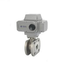 China Ultra Short Face-to Face Dimension Electric Ball Valve for sale
