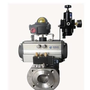 China Stainless Steel Fixed Pneumatic Ball Valve DN15 - DN50 Thread Connection for sale