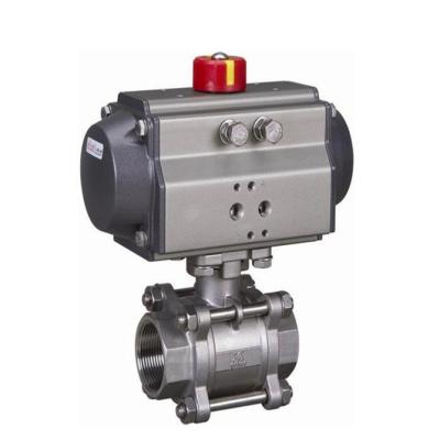 China Metal Seal V Notch Pneumatic Ball Valve Stainless Steel High Pressure for sale