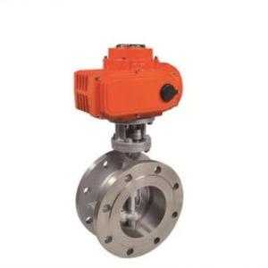 China DN40 - DN1000 Explosion Proof Electric Actuator PTFE Flange Type For Butterfly Valve for sale