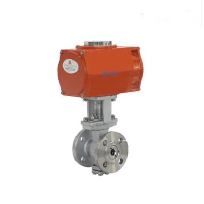 China 4 Inch 150 Class LPG Gas API Explosion Proof Electric Actuator Remote Control A216 for sale