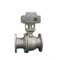 China Exd II Bt4 AC220V DN20 Cast Steel Pn100 Flange Electric Ball Valve for 350 Degree Steam for sale
