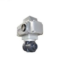 China Normal Temperature PVC Electric Ball Valve IP67 Quick Open Ball Valve for sale