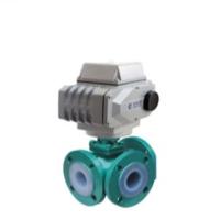 China 3 Way Multi Control Stainless Steel Ball Valve with Electricity Motorized Actuator for sale