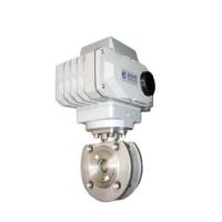 China Normal Temperature SS Ball Valve Flange Connection Electric Short Ball Valve for sale